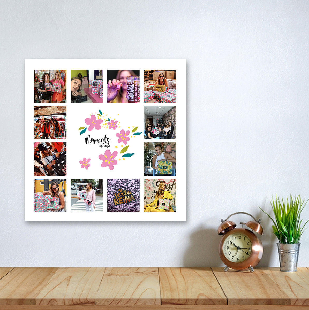 Collage Bastidor 30X30 - La caja by Soyte – Snapshot Chile