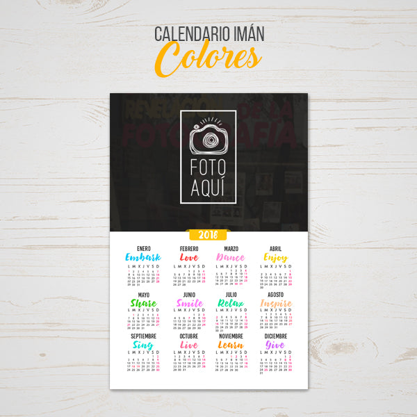 Calendario Imán Anual – Snapshot Chile